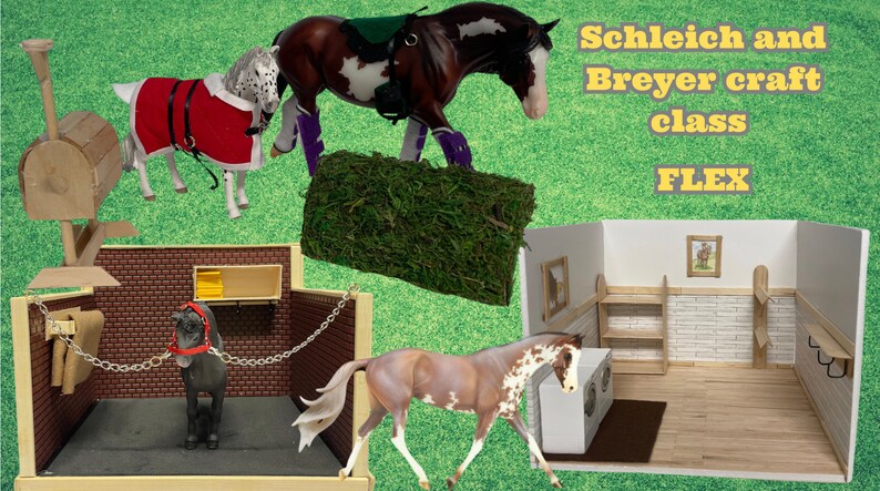 OUTSCHOOL Materials to Build Your Own Schleich or Breyer Mounting Block ...