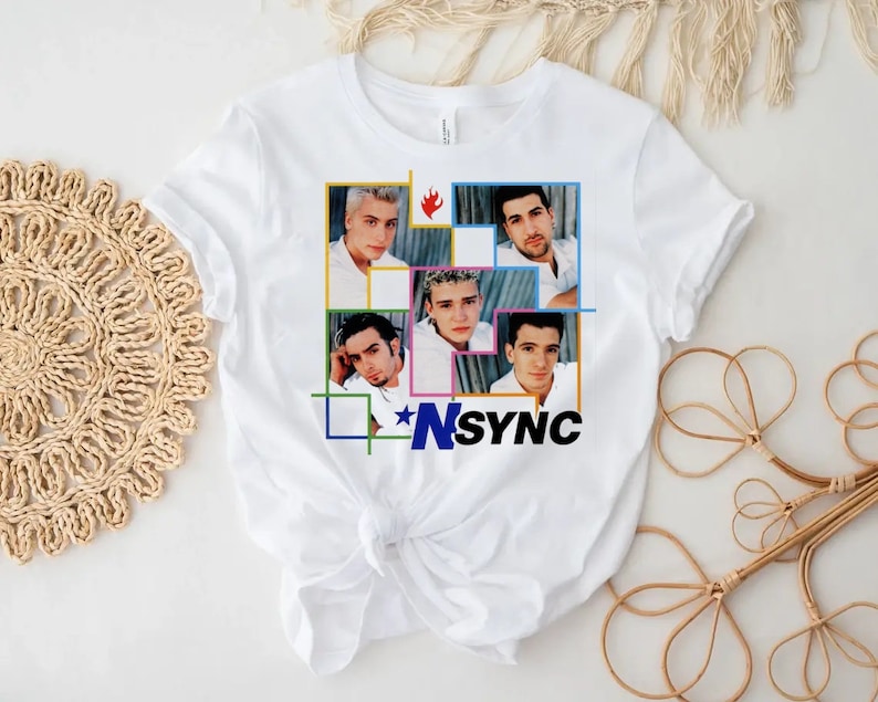 Vintage Nsync Boy Band 90s T Shirt in My Nsync Reunion Era, Nsync Shirt, Team NSYNC, NSYNC ...