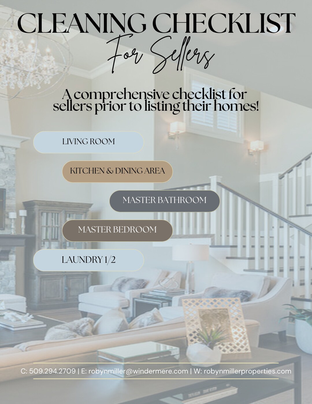 Cleaning Checklist for Sellers~ - Etsy