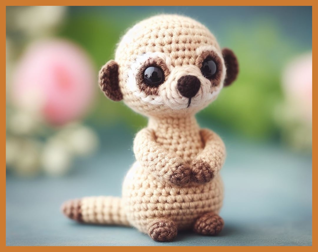 Meerkat Buddy Amigurumi Crochet Pattern PDF Step-by-step Easy Tutorial ...