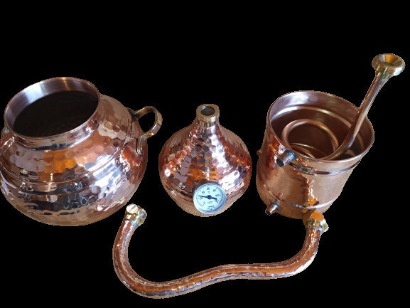 Copper Alembic With Column or Tower. 1.5L - Etsy