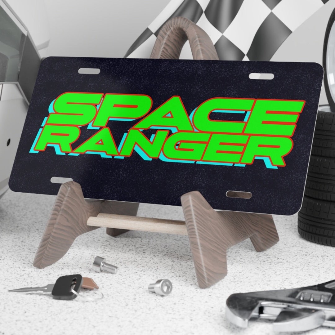Space Ranger License Plate for Car, Wall Art, Garage Decor, Shelf Item ...