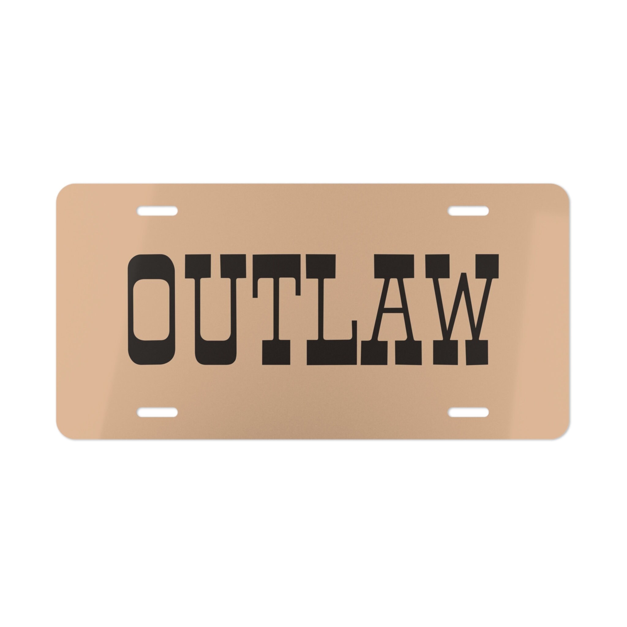 Outlaw Western License Plate, Cowboy, Wild West, Old West License Plate ...