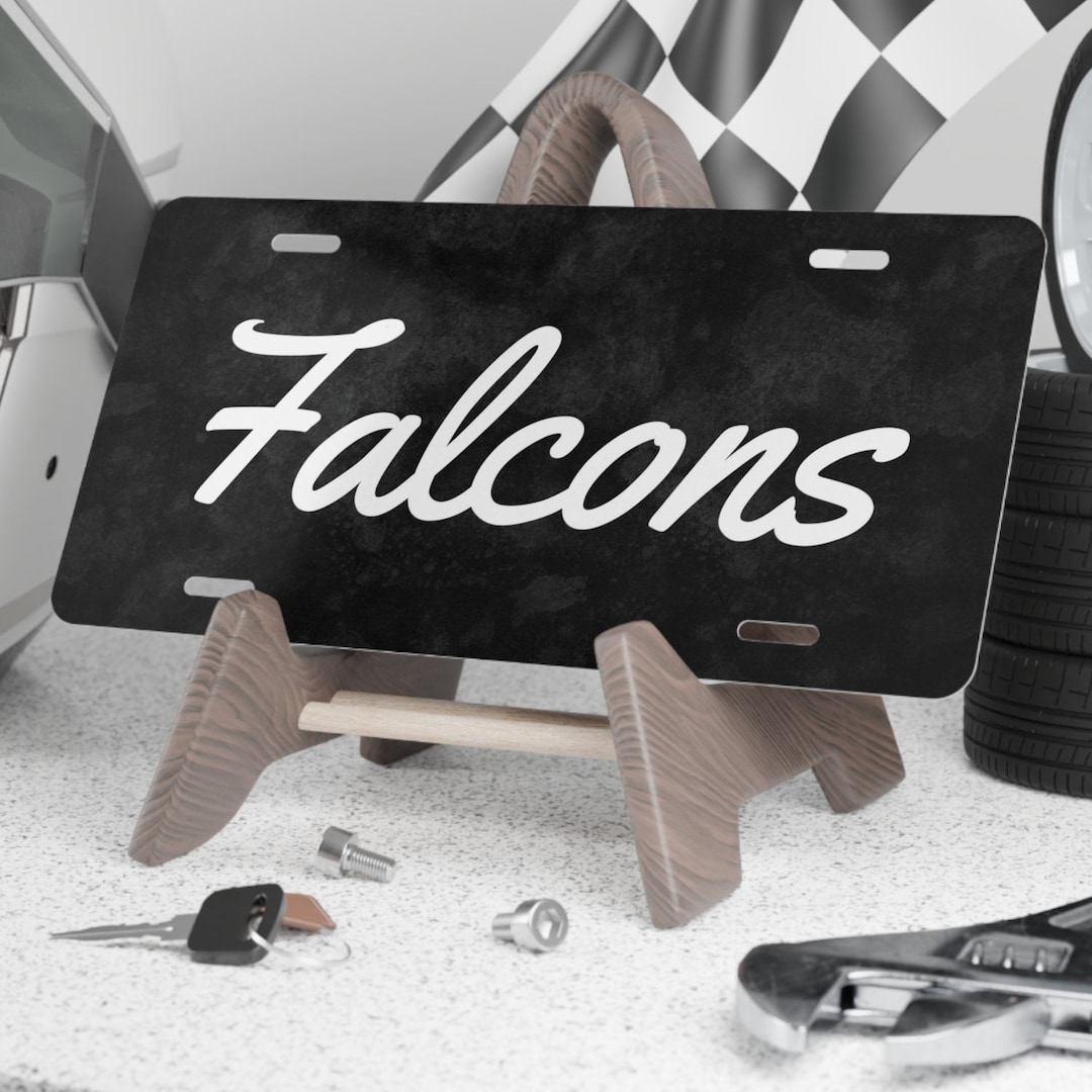 Falcons License Plate, Wall Art, for Man Cave, Office Art, Garage Art ...