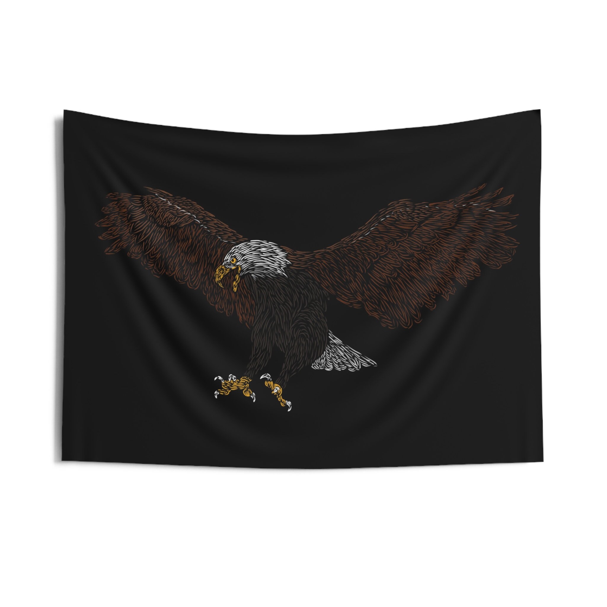 Bald Eagle Wall Decor, Eagle Indoor Flag, America Simple Wall Art ...