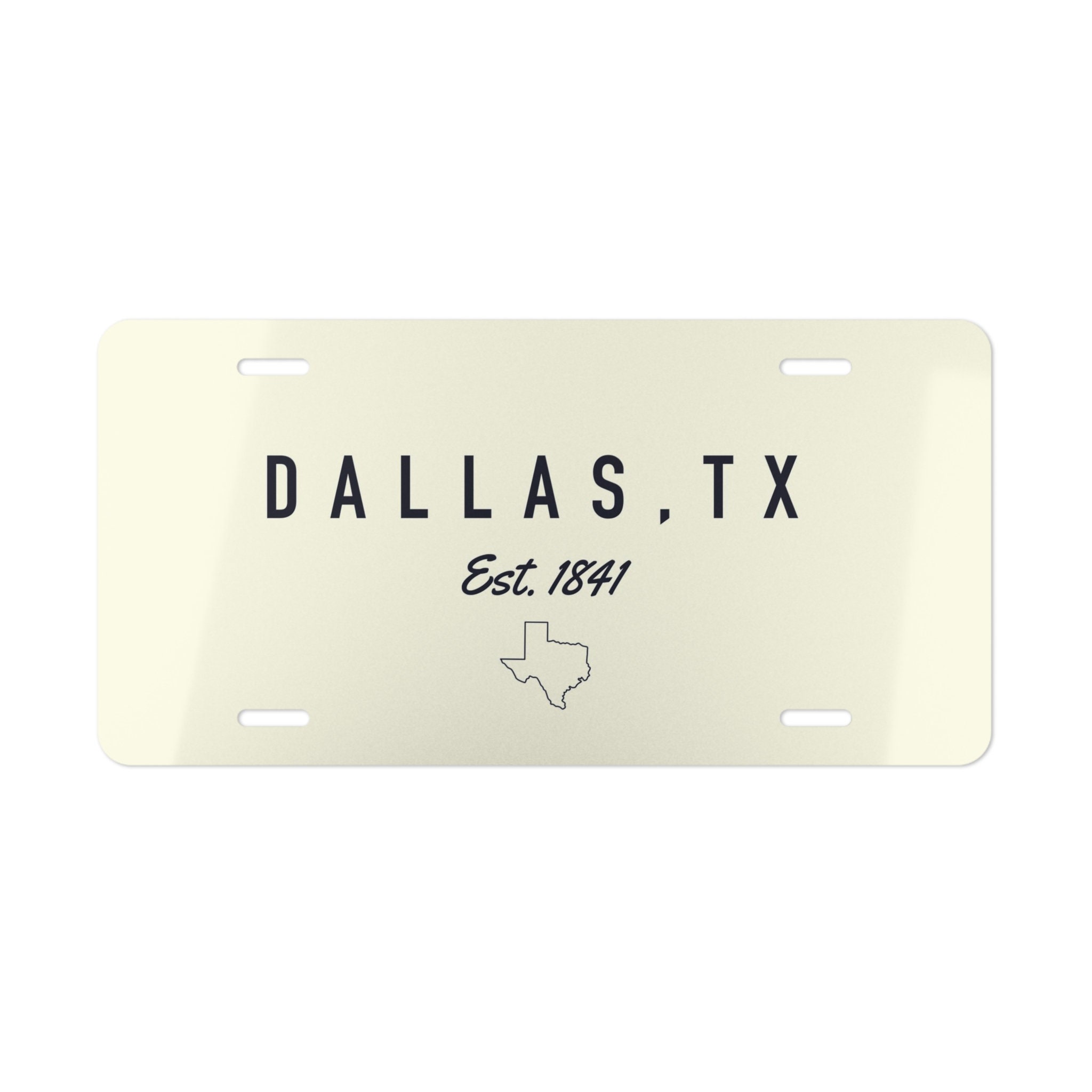 Vintage Dallas Texas License Plate for Man Cave Wall Art - Etsy
