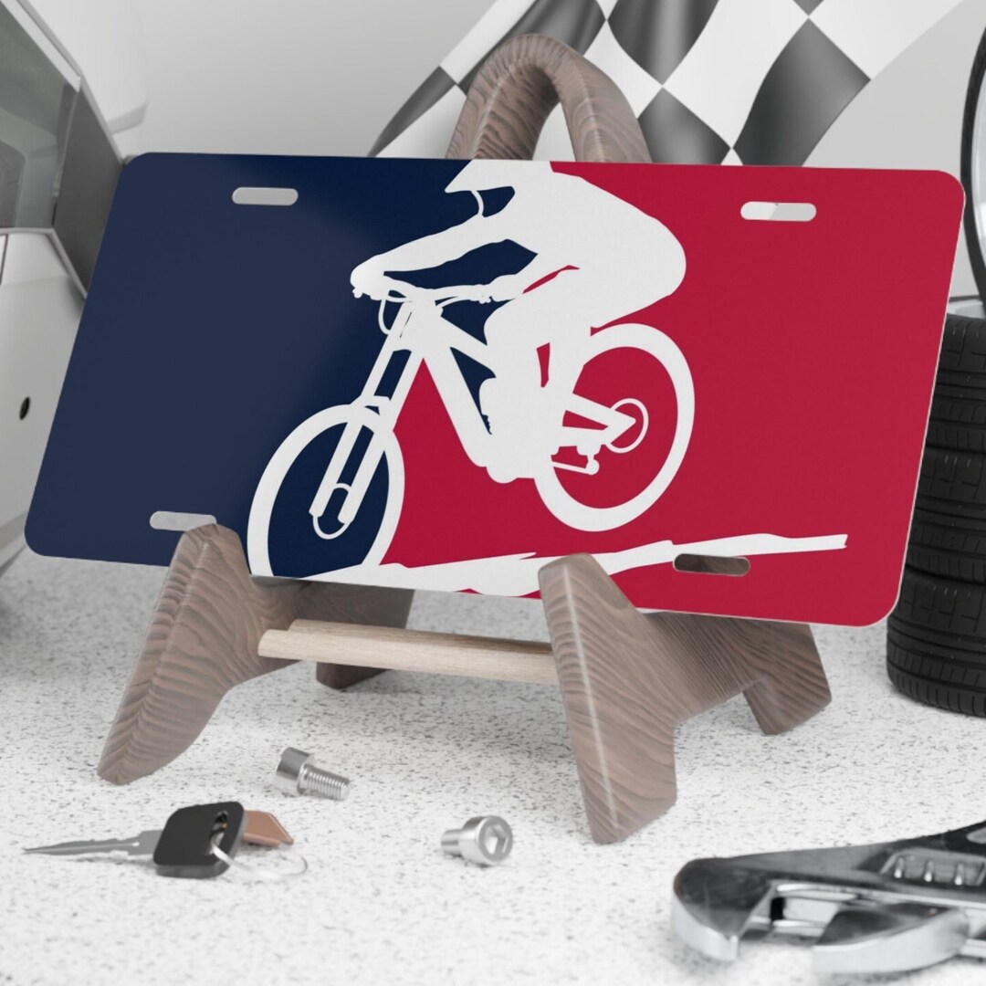 Pro Mountain Bike License Plate, BMX Mountain Bike Trails License Plate ...