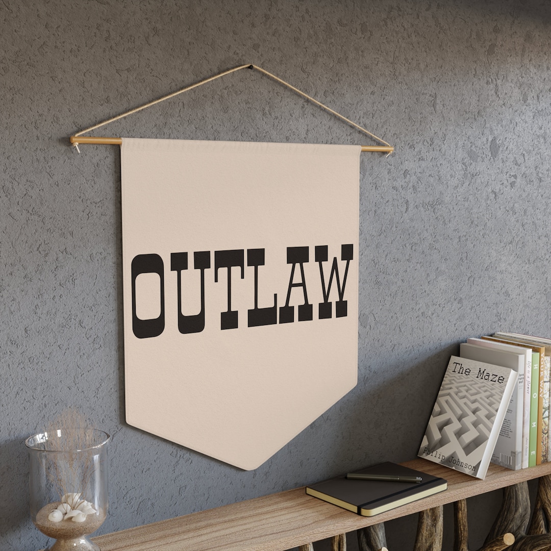Outlaw Wild West Home Decor, Western Home Decor, Old West Sign, Wild ...