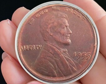 COINS 1955 55 Double Die Lincoln Cent Collectibles Coins US ...