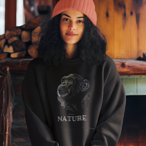 Monkey Sweatshirt - Etsy