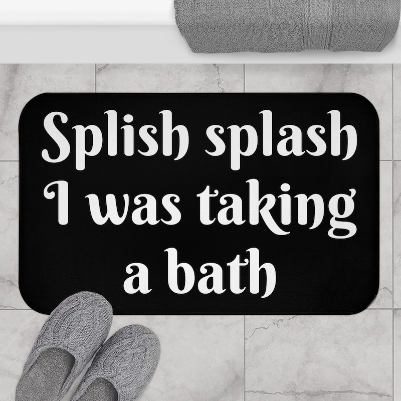 Funny Bath Mat - Etsy Canada
