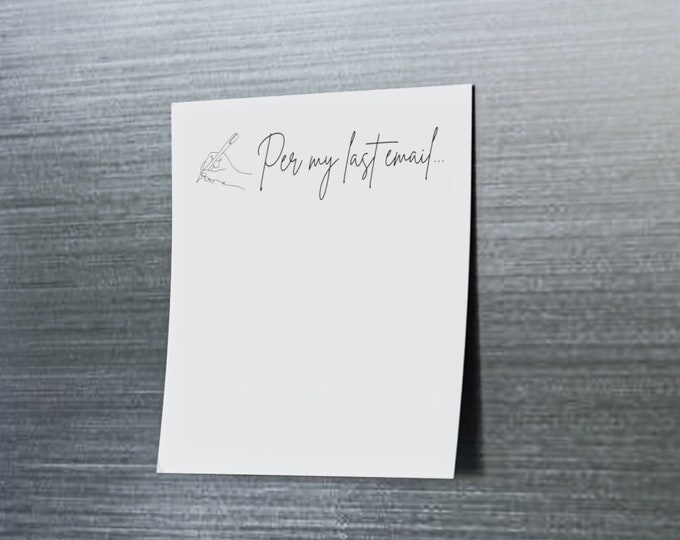 Email It to Me & I'll Get Back to You,office,work Notepads,funny ...