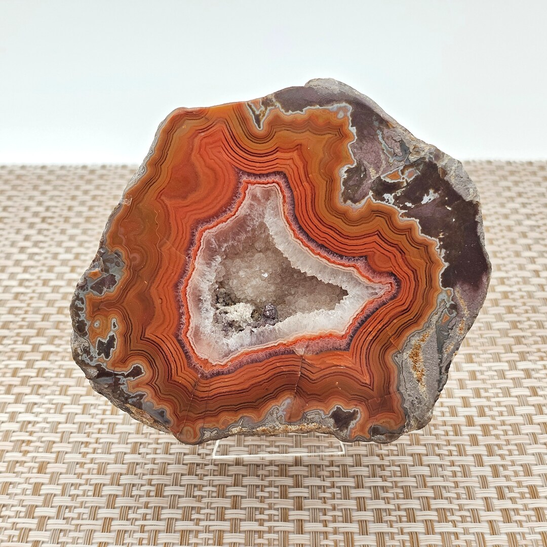 AMAZING Large Sized Montana Dryhead Agate Polished Geode Specimen - Etsy