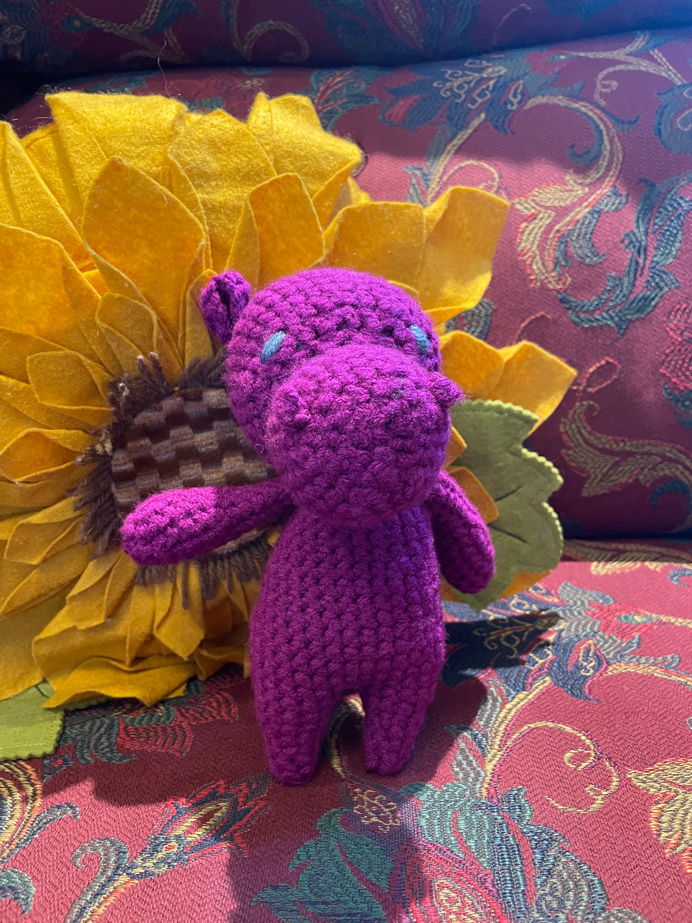 Emily the Hippo Crochet Pattern - Etsy