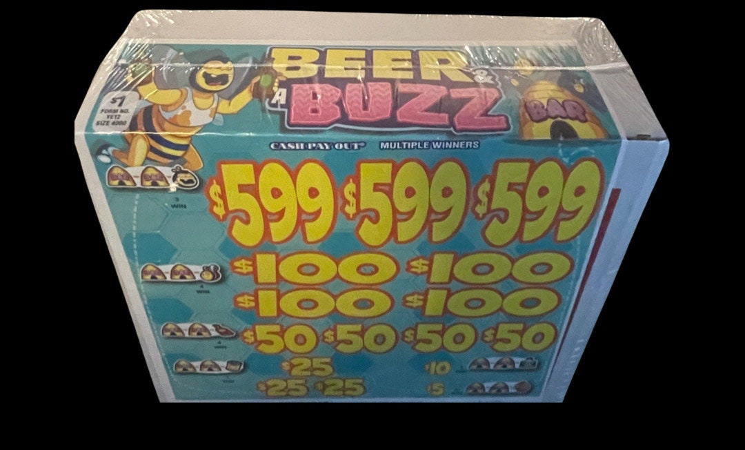 Beer Buzz 599 3 Window Hard Card Ticket for Amusement Purpose Only - Etsy