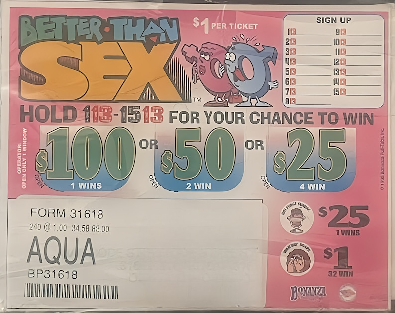 5 Pack Small Games Pull Tab Ticket Ticket for Amusement Purpose Only - Etsy