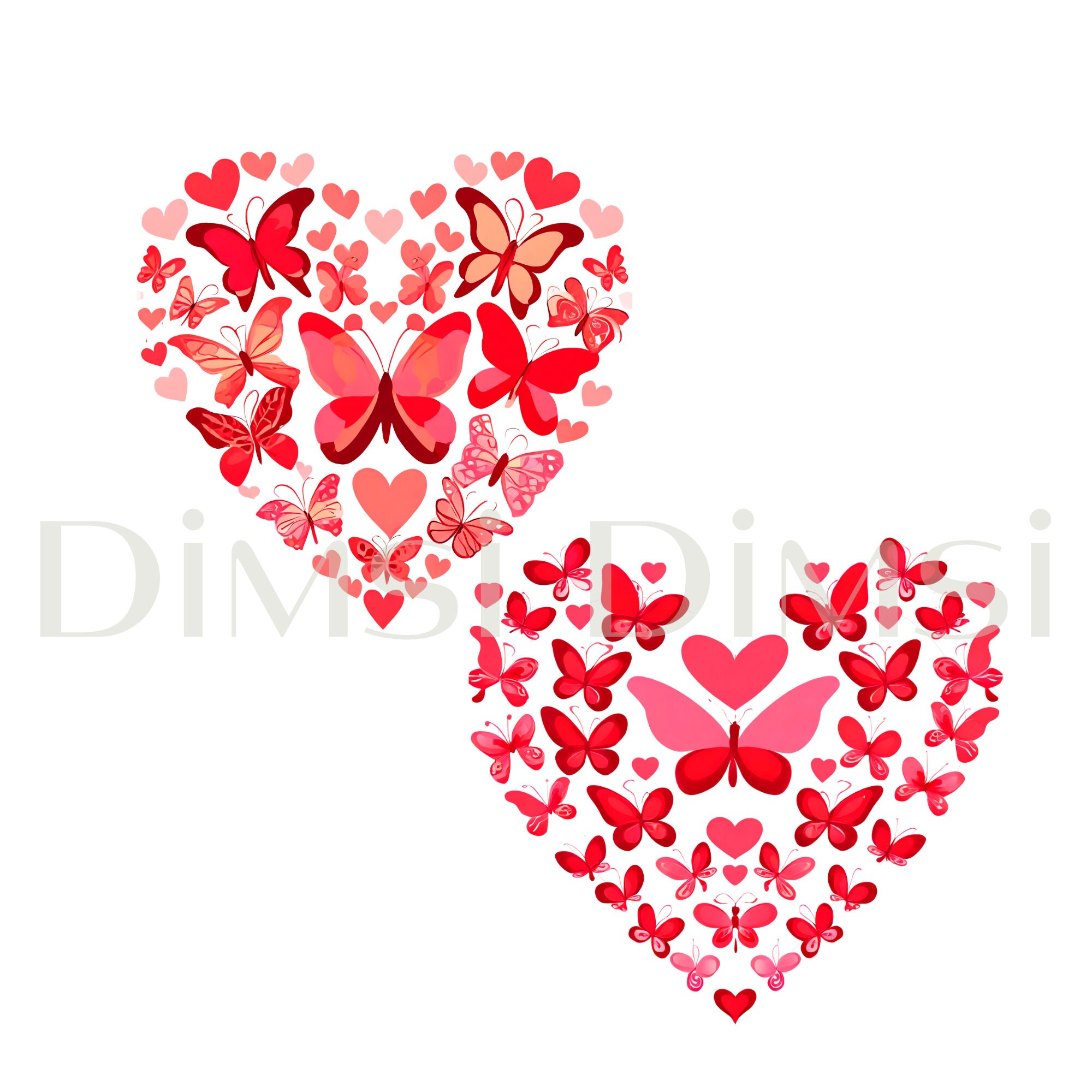 Heart and Butterfly SVG PNG, Heart Svg, Valentines Day Svg, Butterfly ...