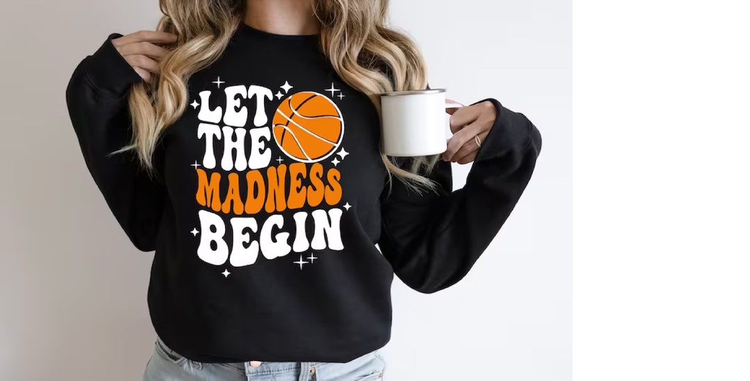 March Madness Sweatshirt, College Basketball Sweatshirt, Basketball ...