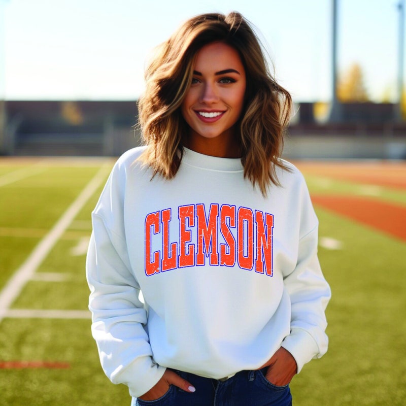 Clemson Sweatshirt - Etsy