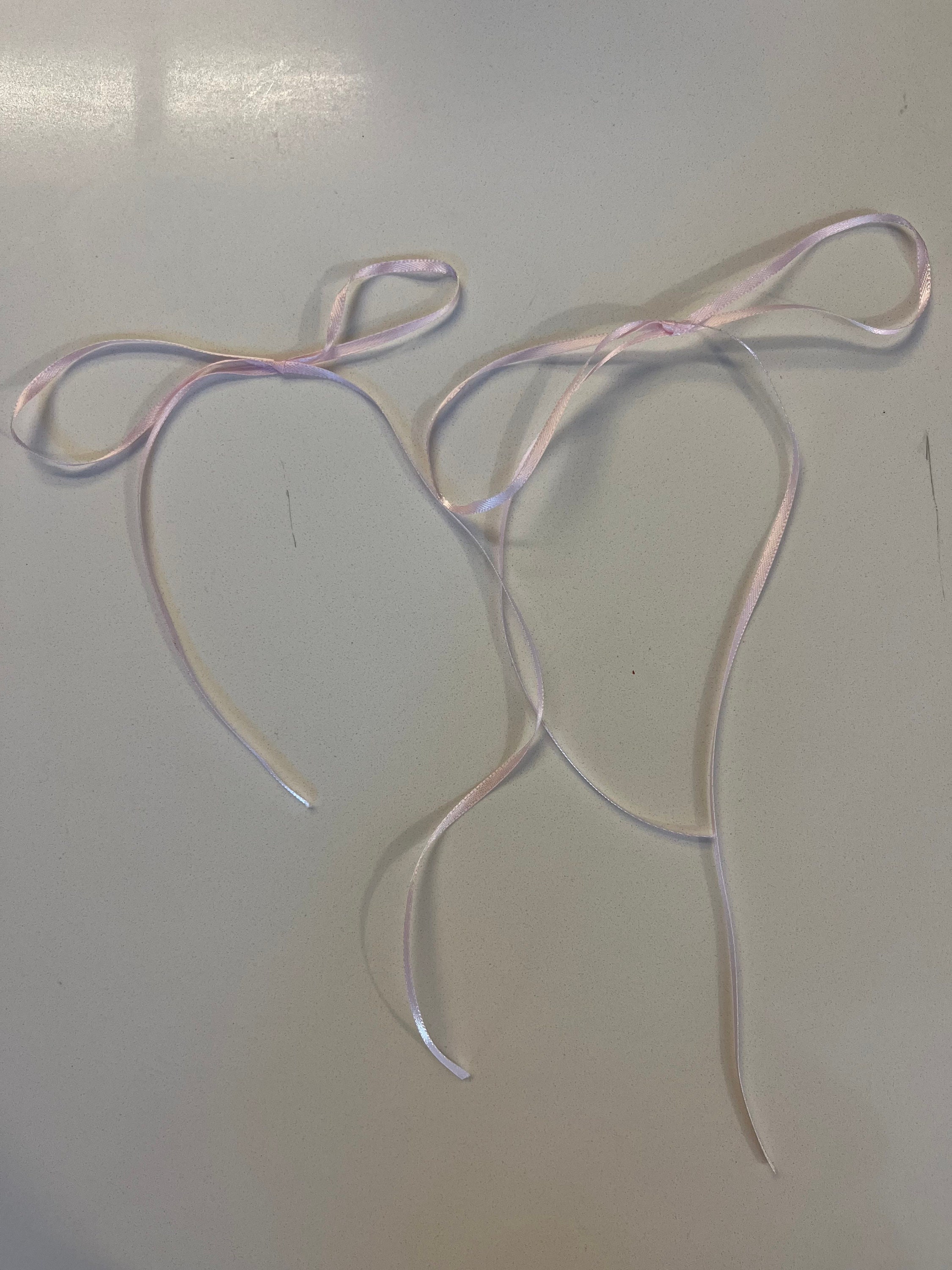 Pink Ribbon/bows for Hair 1 Pair Womens Accessories - Etsy