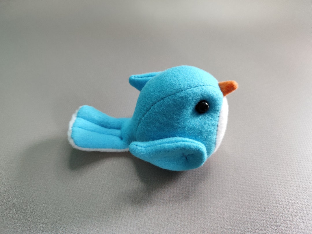 PDF Sewing Pattern Bird, Plush Toy Bird Sewing Pattern_ Bird of Fleece ...