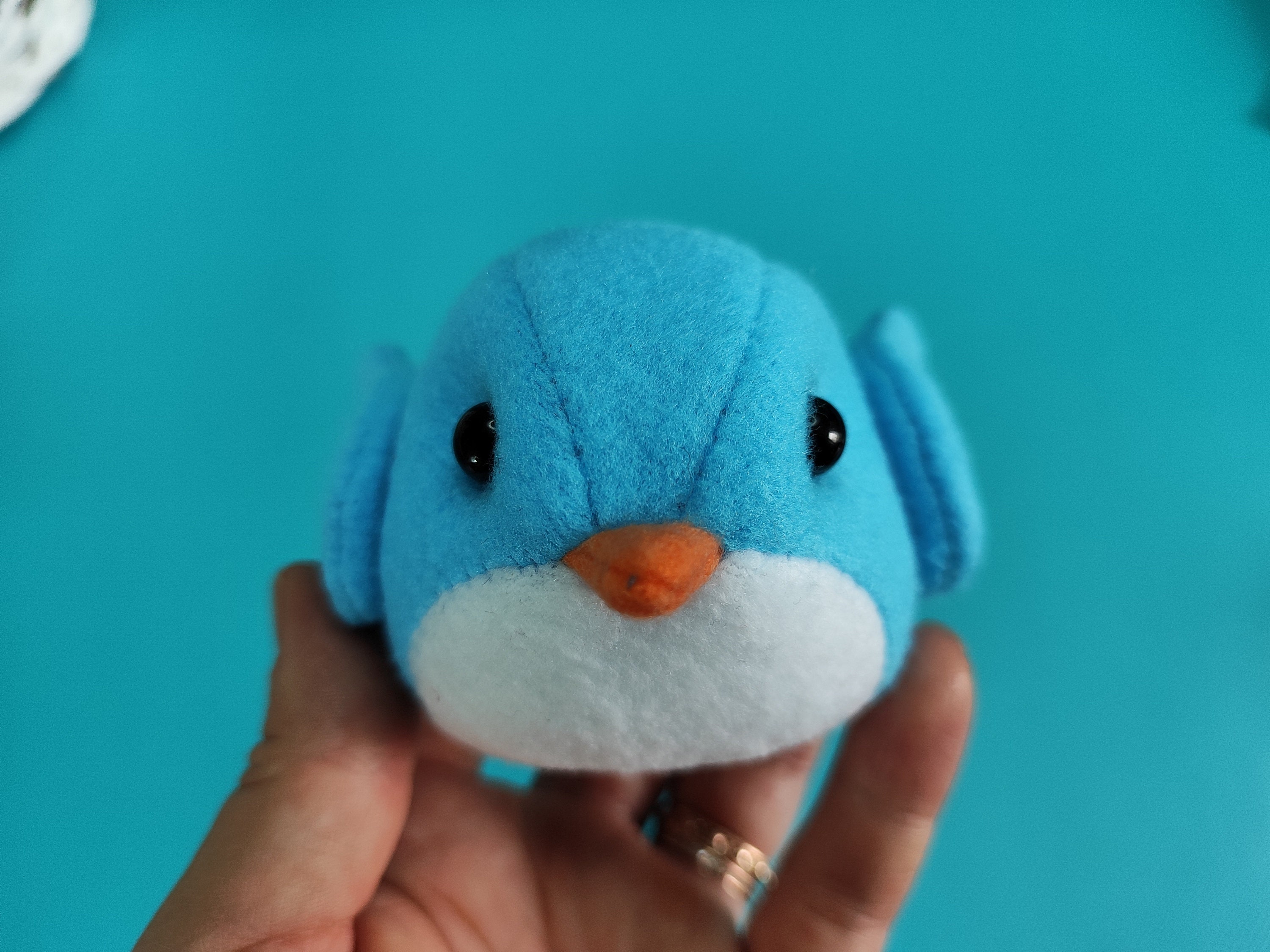 PDF Sewing Pattern Bird, Plush Toy Bird Sewing Pattern_ Bird of Fleece ...