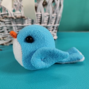 PDF Sewing Pattern Bird, Plush Toy Bird Sewing Pattern_ Bird of Fleece ...