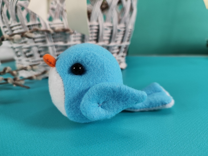 PDF Sewing Pattern Bird, Plush Toy Bird Sewing Pattern_ Bird of Fleece ...