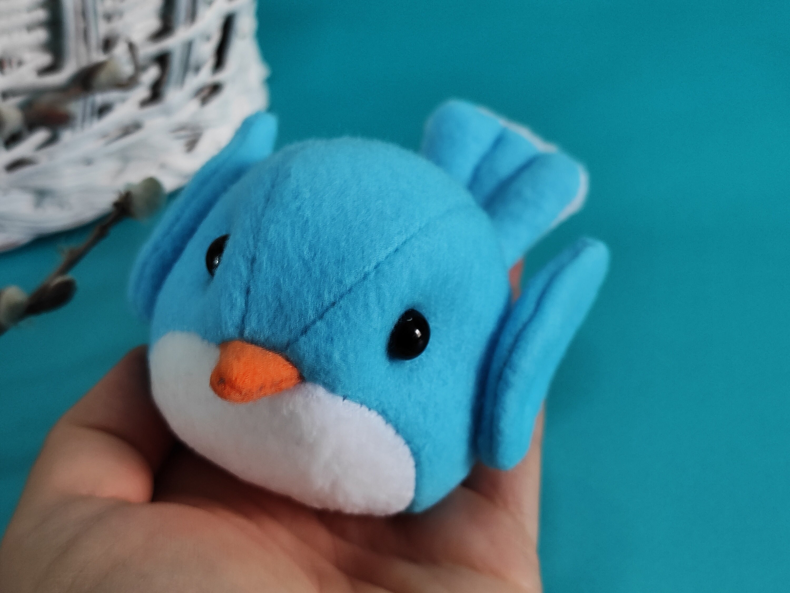 PDF Sewing Pattern Bird, Plush Toy Bird Sewing Pattern_ Bird of Fleece ...