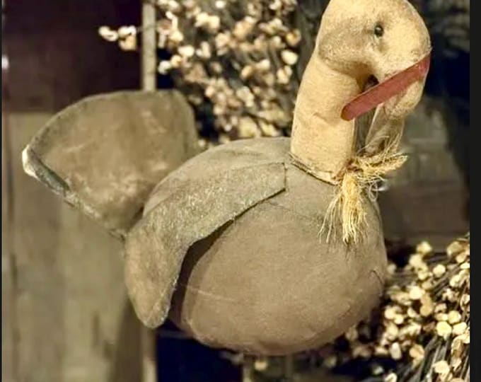Handmade Primitive Turkey (PREORDER) - Etsy