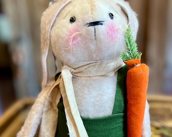 Handmade Primitive Rabbit (PREORDER) - Etsy