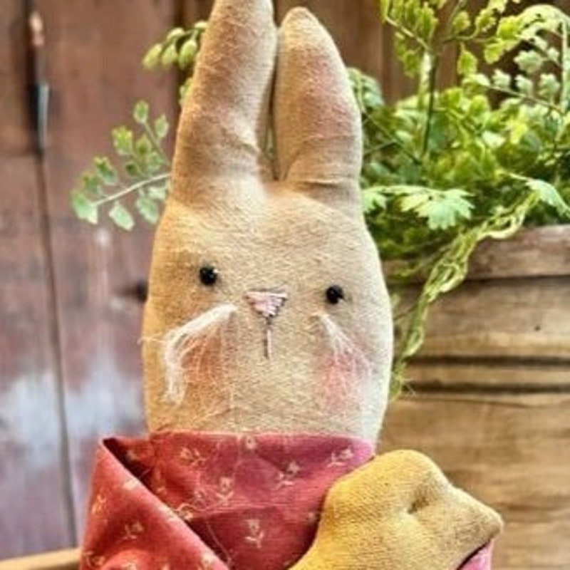 Primitive Rabbit - Etsy