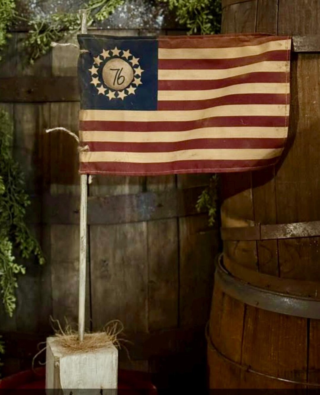 Assorted Handmade Primitive Flags (PREORDER) - Etsy