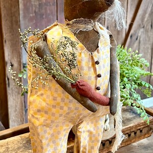 Primitive Handmade Rabbit - Etsy