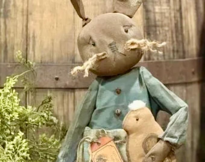 Handmade Primitive Rabbit (PREORDER) - Etsy