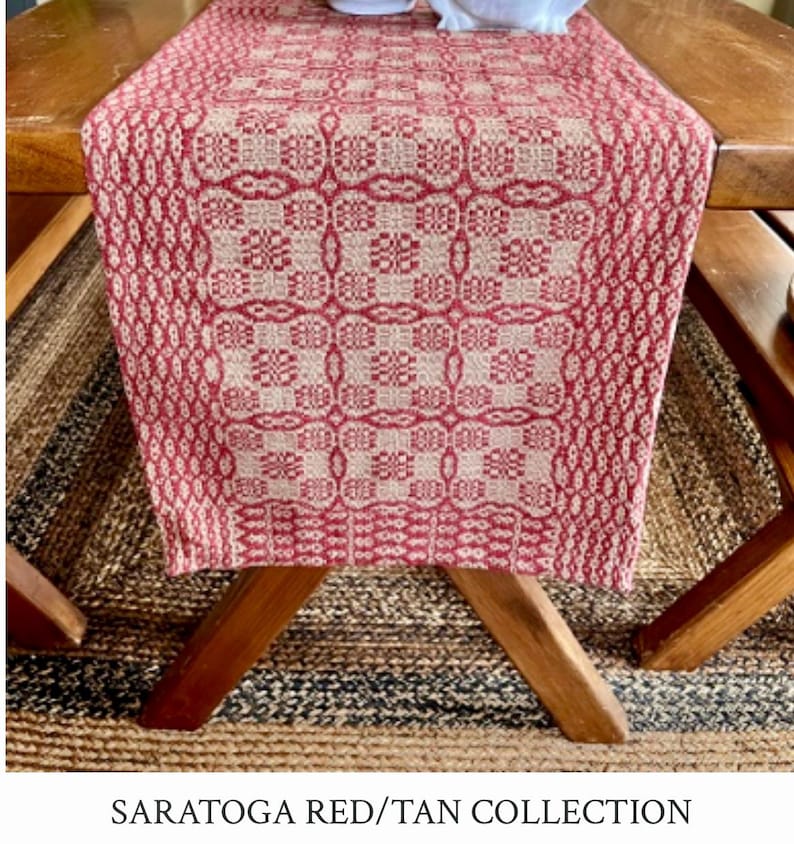 Assorted - Saratoga Woven Primitive Table Runner - Etsy