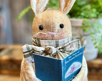 Primitive Handmade Rabbit - Etsy