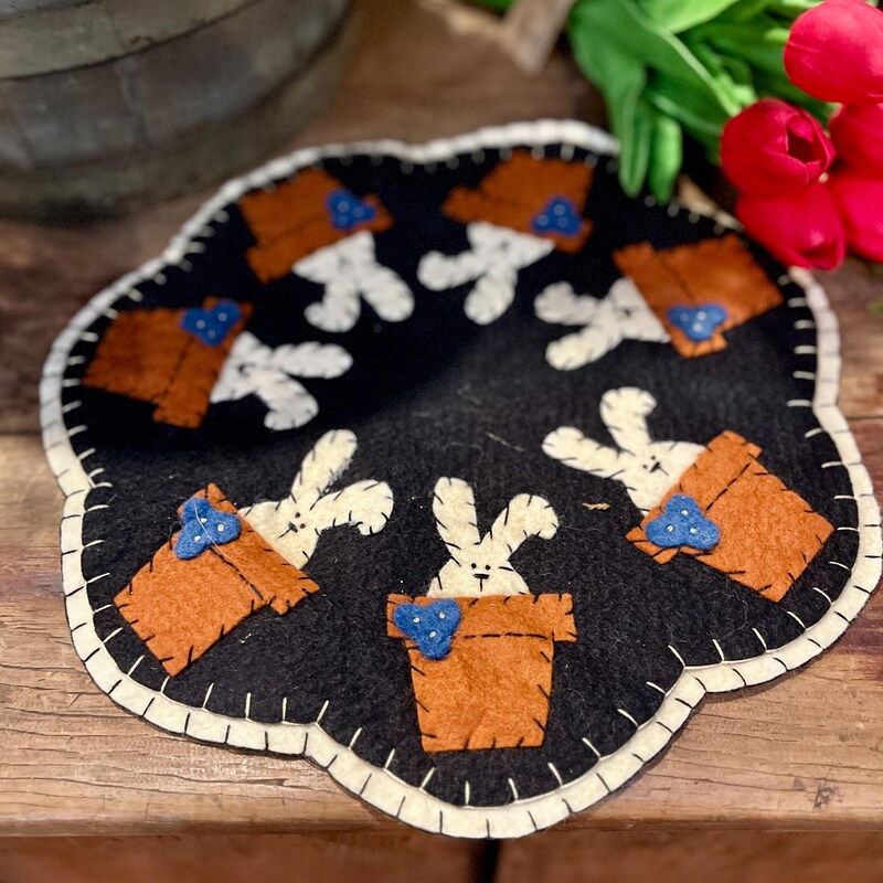 Primitive Candle Mat - Etsy
