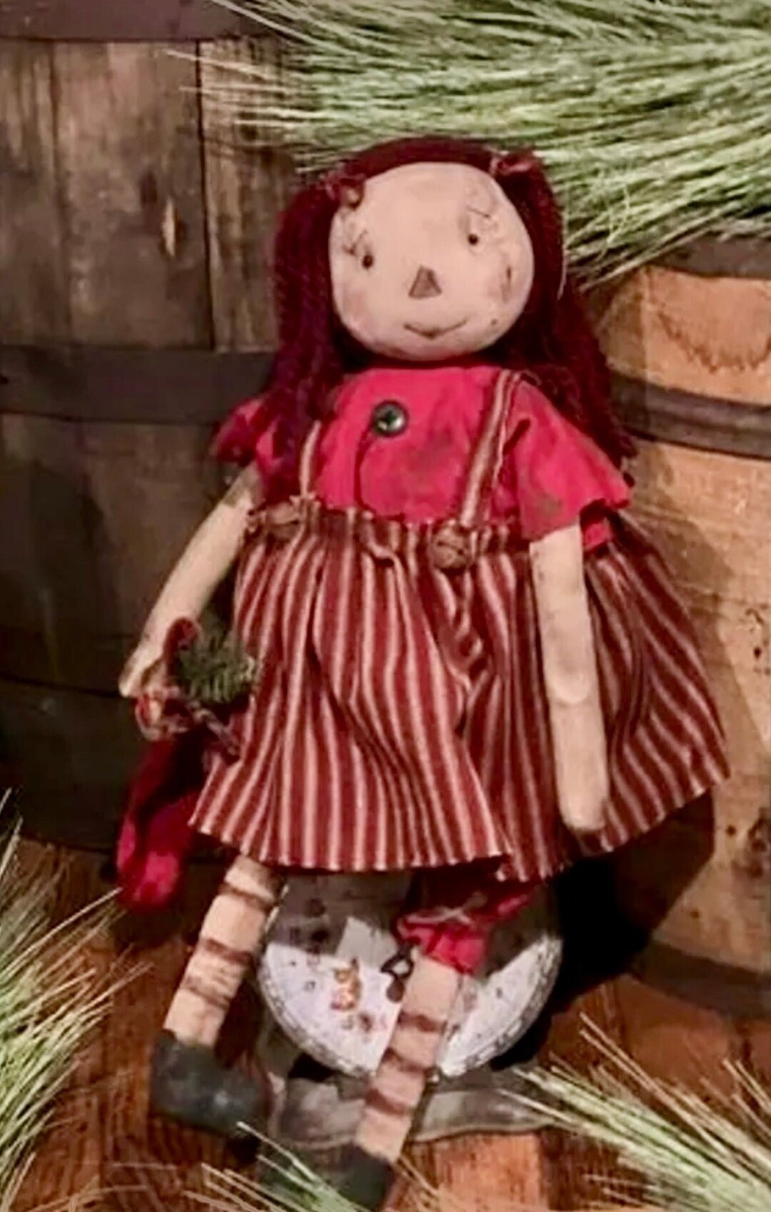 Handmade Christmas Ragdoll - Etsy