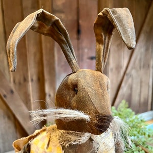 Primitive Handmade Rabbit - Etsy