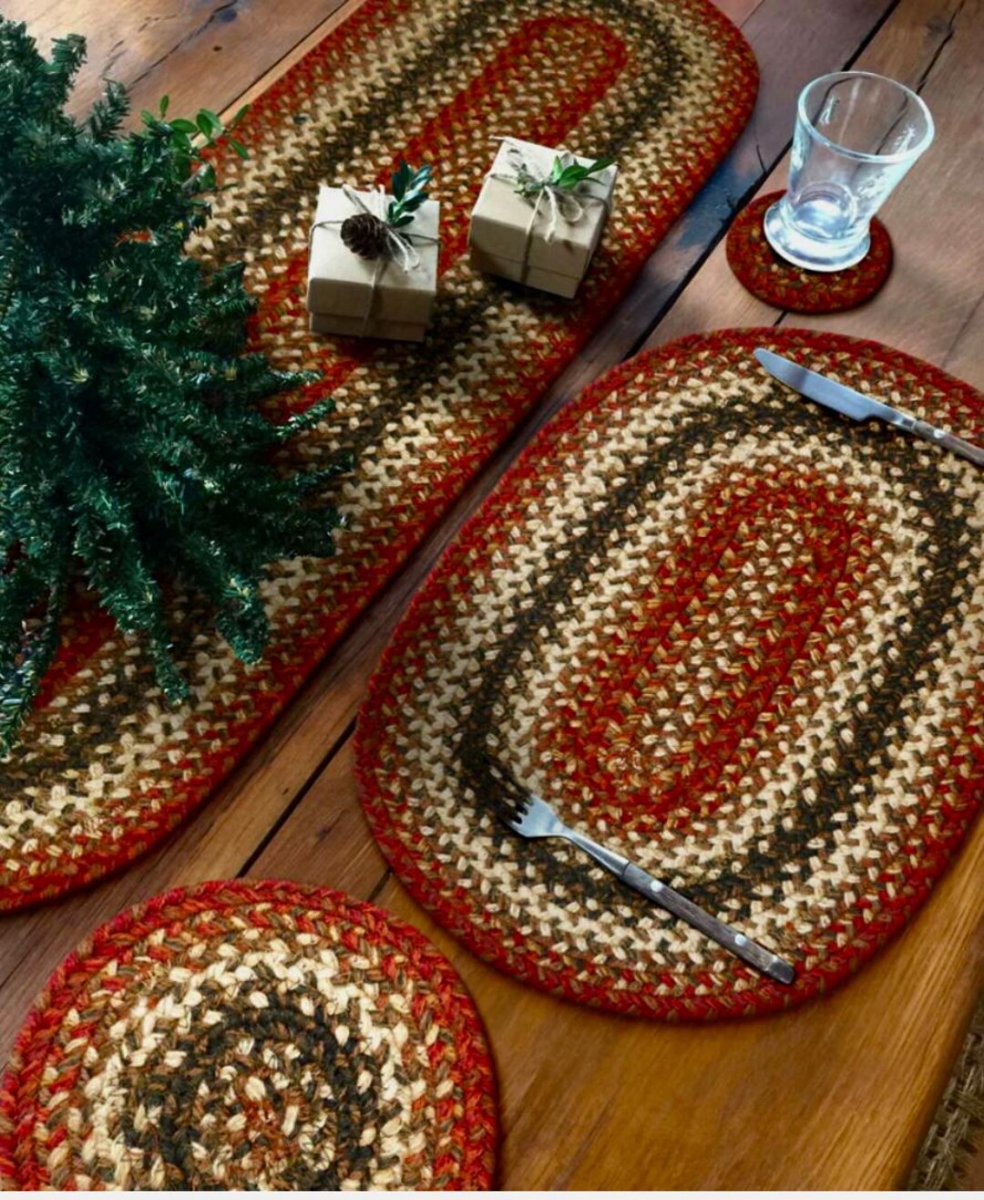 Primitive Braided Table Decor - Etsy