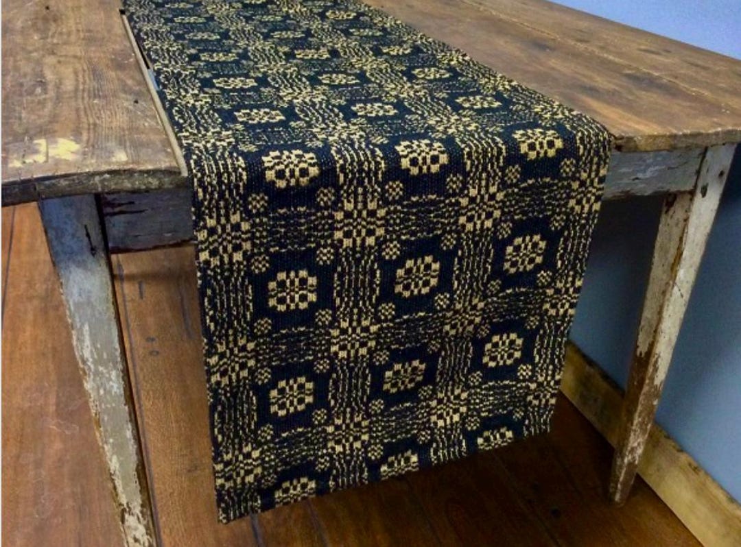 Woven Primitive Table Runner - Etsy