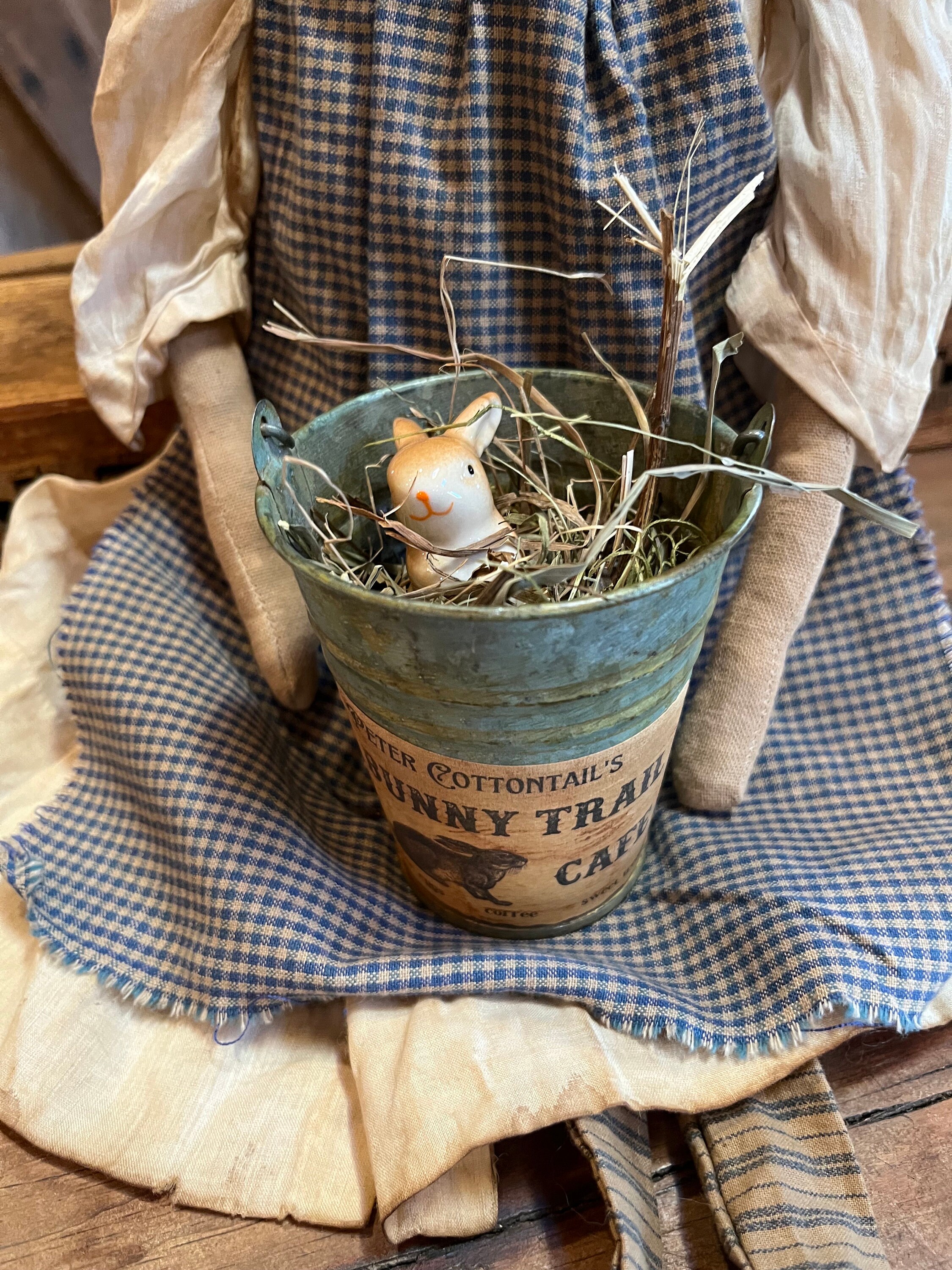 Handmade Primitive Rag Doll - Etsy