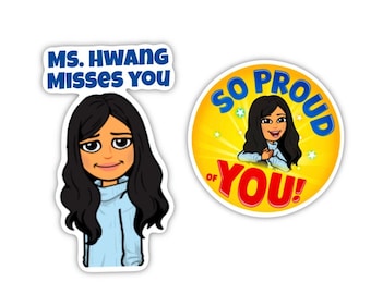 Custom Bitmoji Stickers - Etsy