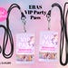 VIP Party Pass Badge, Editable in My Birthday Era Party Pass, Trendy ...