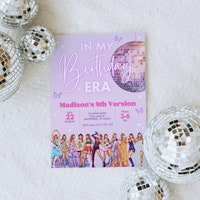Editable Era Tour Invitation, Eras Birthday Invitation, Taylor Party ...