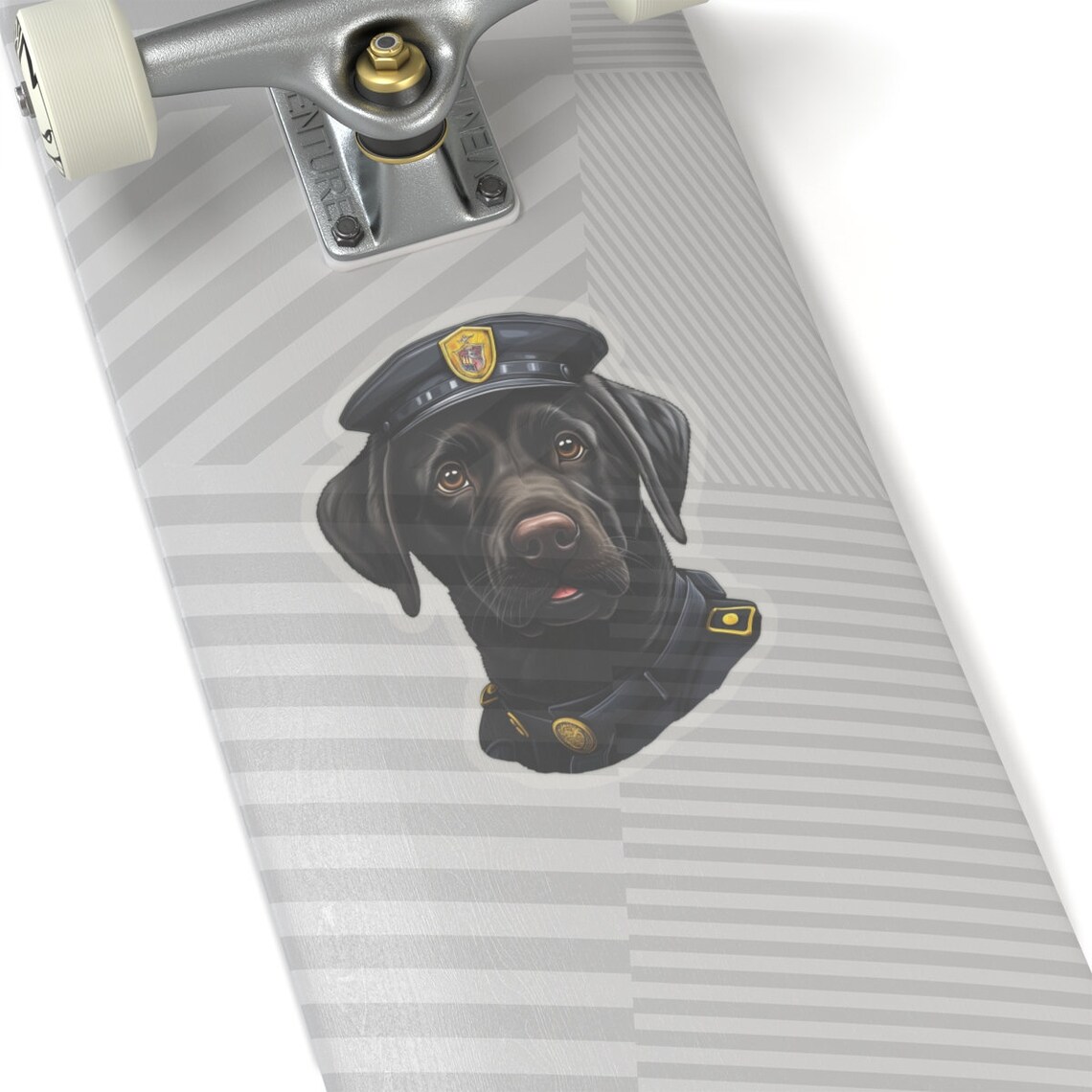 Black Lab Police Officer Sticker - K9 Unit Canine Decal - Law ...