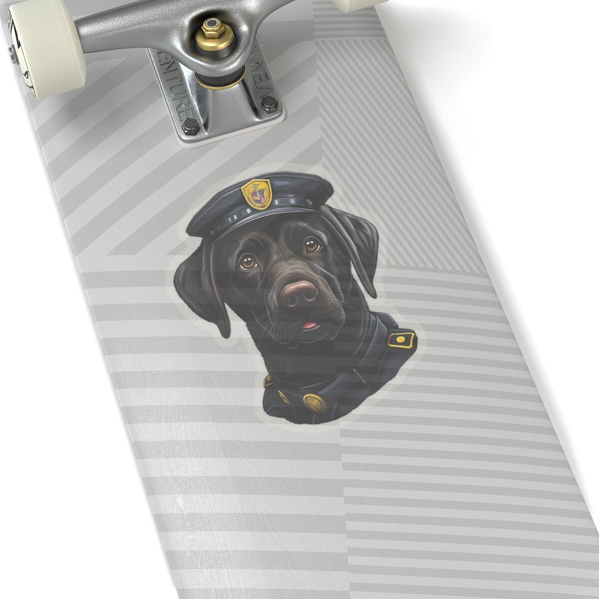 Black Lab Police Officer Sticker - K9 Unit Canine Decal - Law ...