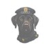Black Lab Police Officer Sticker - K9 Unit Canine Decal - Law ...