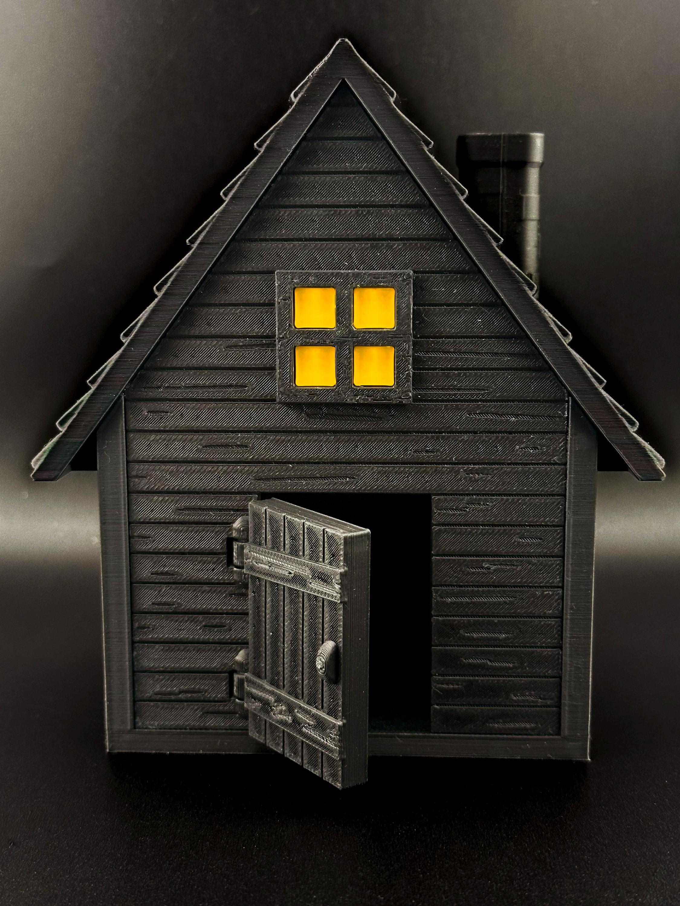 3D Printed Halloween Haunted House Set: Articulated Fidget Toys - Etsy